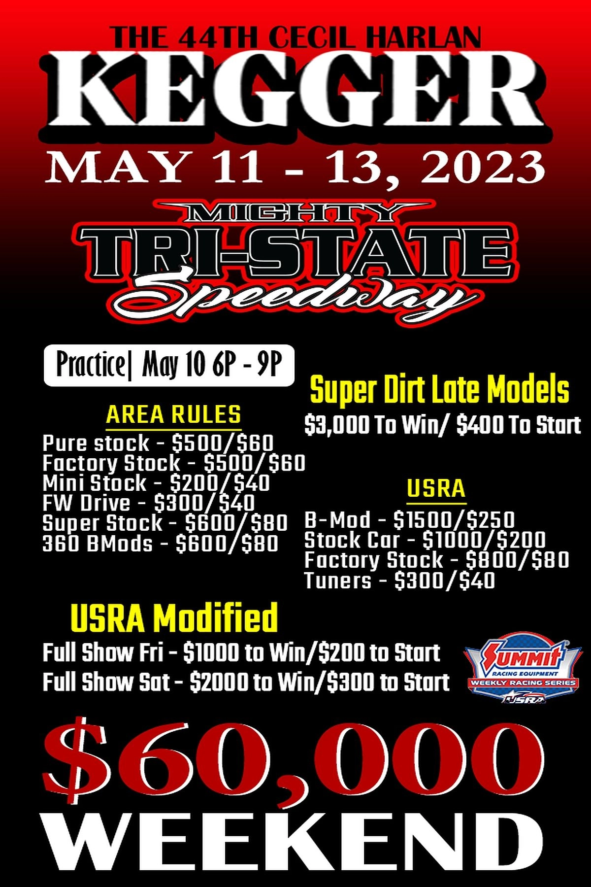 Details Released for the 44th Annual Cecil Harlan Kegger! - Tri-State ...